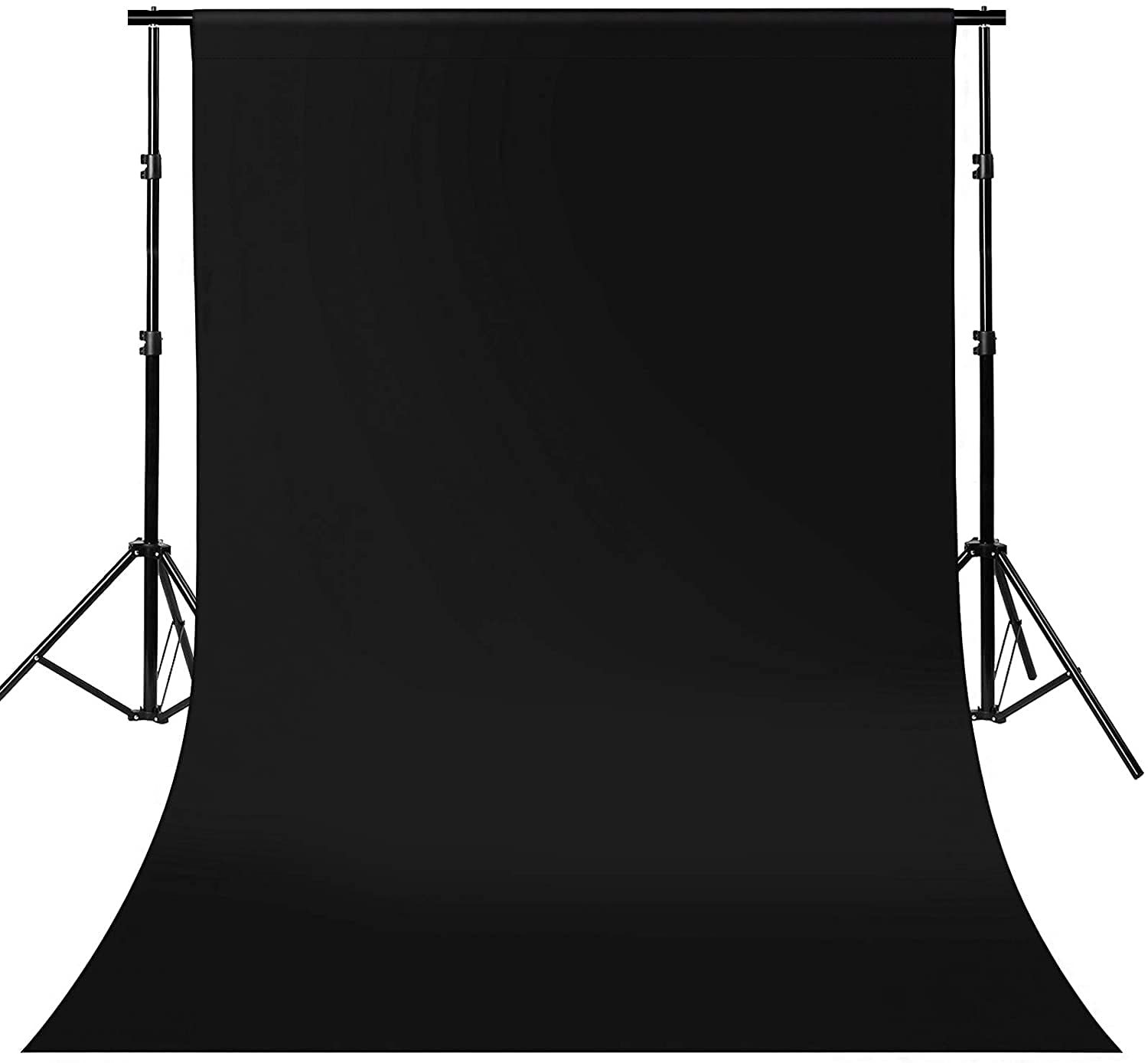 Buy Boltove® Black Screen Backdrop with Stand, 8FT X 12FT Wide Green ...