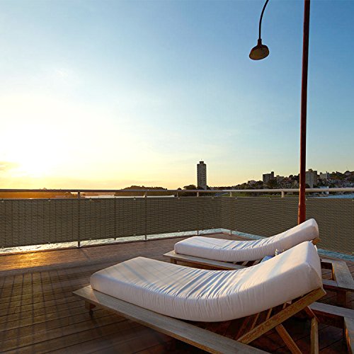 Snapklik.com : Windscreen4less 3x10 Deck Balcony Privacy Screen For ...