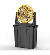 Amazon.com: Ausic Portable Misting Fan - 9L Bucket, 10-inch Outdoor ...