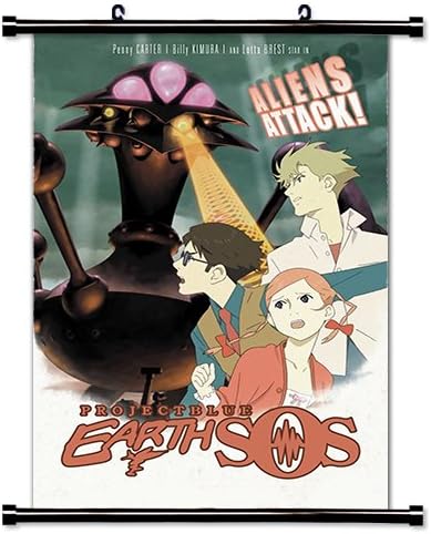 Amazon.com: Project Blue Earth SOS Anime Fabric Wall Scroll Poster (16 ...