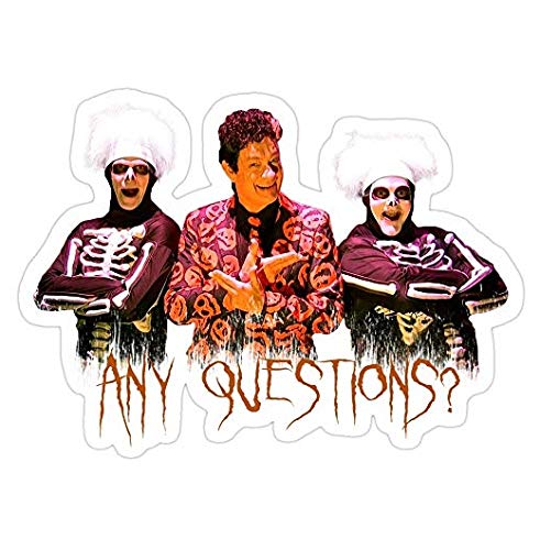 Buy David S. Pumpkins - Any Questions? Decal Sticker - Sticker Graphic ...