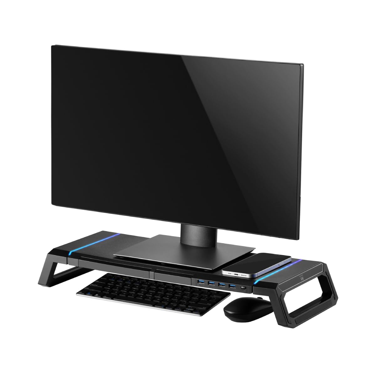 Amazon.com: Ewent RGB Monitor Stand, Adjustable Screen Stand, Foldable ...