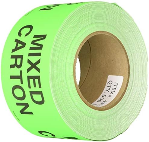 Amazon.com : Tabbies 43532 Mixed Carton Shipping Labels, 12 Rolls/6,000 ...