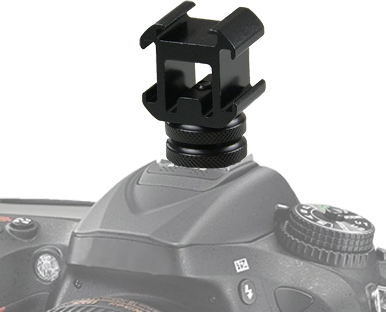 Amazon.com : Aisnyho Triple Cold Shoe Mount Adapter Metal Camera Shoe ...