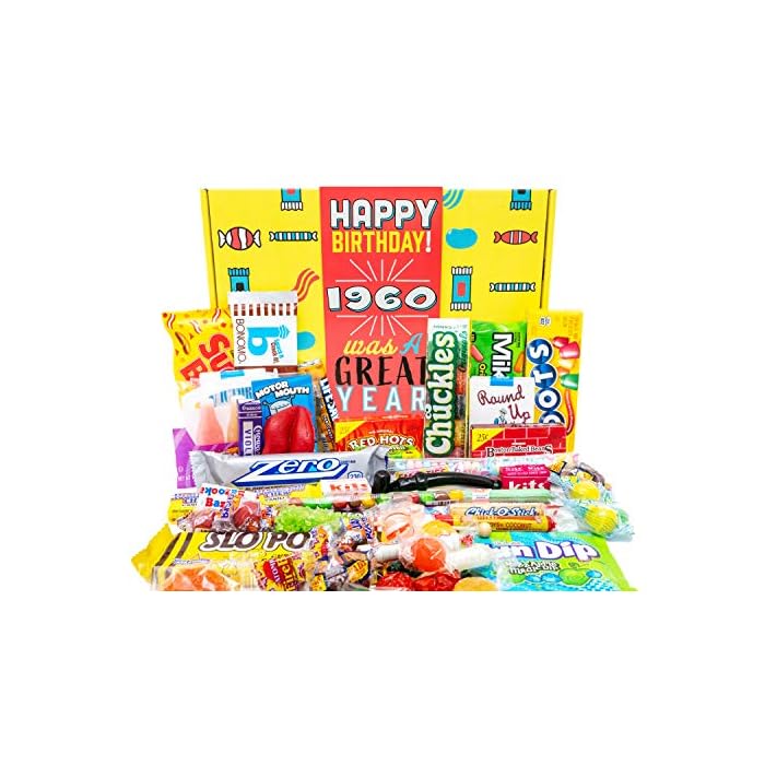 Buy Woodstock Candy - Childhood 1960 61st Birthday Candy Decade Box ...
