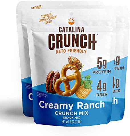 Amazon.com: Catalina Crunch Mix Cheddar Protein Snack Mix | Low Carb ...