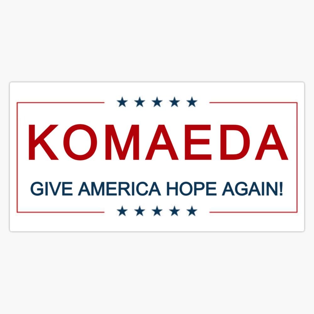 Amazon.com - Nagito Komaeda for President 2020 Sticker Vinyl Decal ...