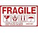 Amazon.com : Large Fragile (6" X 3½") Handle with Care Keep Dry Upward ...