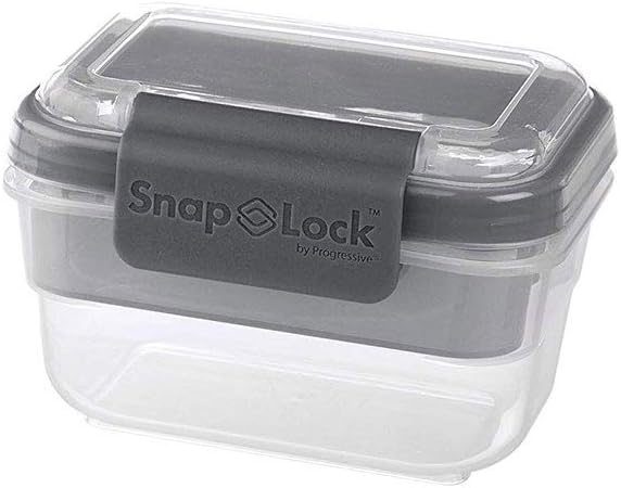 Amazon.com: SnapLock by Progressive Snack To-Go Container - Gray, Easy ...