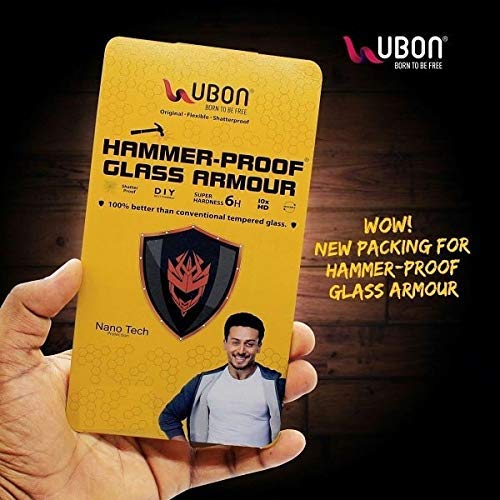 Ubon Hammer Proof Glass Armour/Tempered Glass/Buff Guard for MI-MAX2 ...