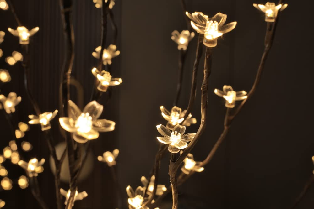 Snapklik.com : Lightshare Set Of 3 LED Cherry Blossom Trees, 4FT 5FT ...