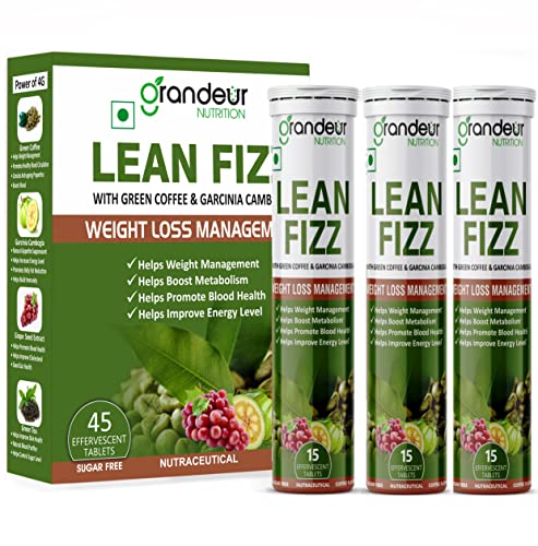 Grandeur Lean Fizz Effervescent tablets For Men & Women Infused With ...