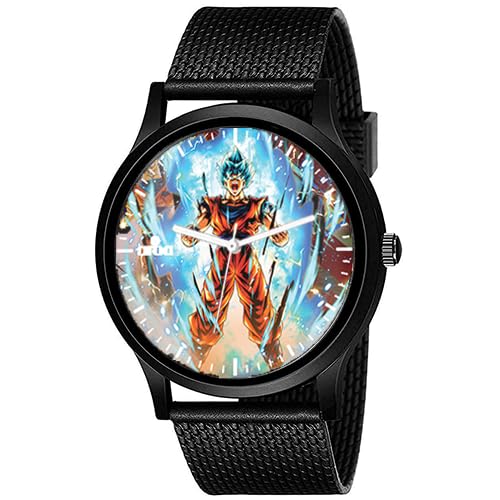Buy AROA Watch New Watch for Goku's Rage Model : 857 Black Metal Type ...