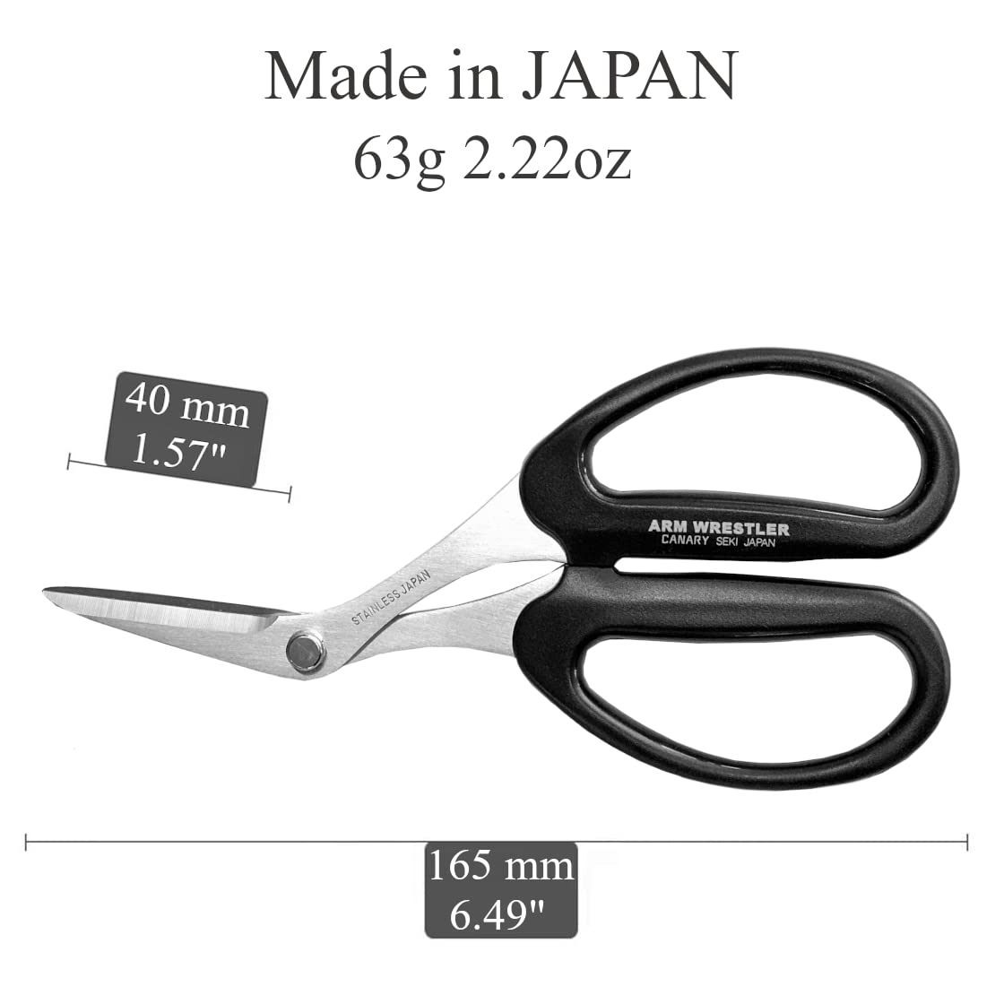 Snapklik.com : Japanese Garden Scissors Curved Blade 6.5", Made In ...