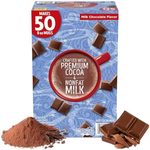 Amazon.com: Hot Cocoa! Hot Chocolate Hot Cocoa Packets - 50 Count Hot ...