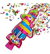 Amazon.com: BEST PARTY EVER! Pull-N-Pop Confetti Poppers, Easy to Use ...