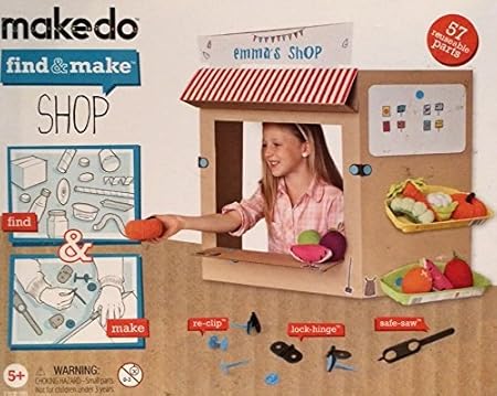 Amazon.com: Makedo Find & Make Shop - 57 pc : Toys & Games