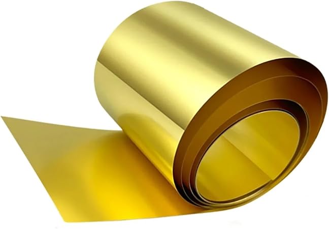 Brass Metal Sheet Foil/Brass Strip/Length 1 Meter, Thickness 0.01/0.02/0.03/0.04/0.05/0.06/-0 ...