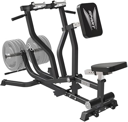 Amazon.com : SPART Seated Row Machine, Plate Loaded LAT and Back ...