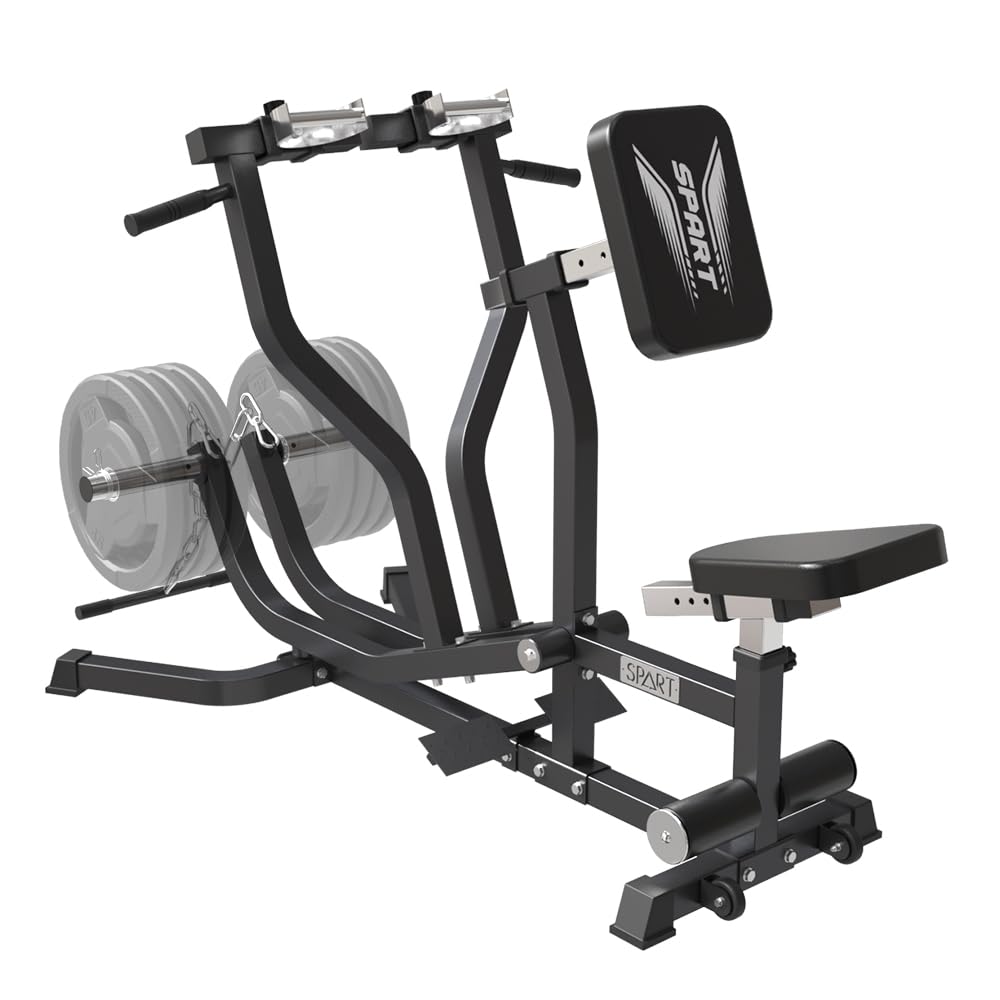 Buy SPART Seated Row Machine, Plate Loaded Lat and Back Workout ...