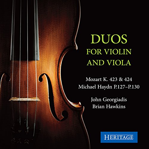 Play Mozart and Michael Haydn: Duos for Violin and Viola by Brian ...