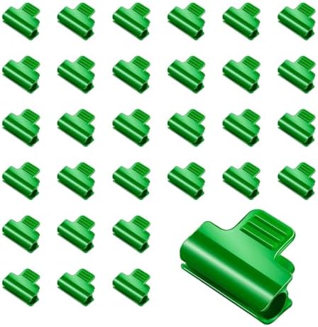 YCLFHOO 30 Pcs Greenhouse Clamps, 11mm Garden Netting Clips, Film Row ...