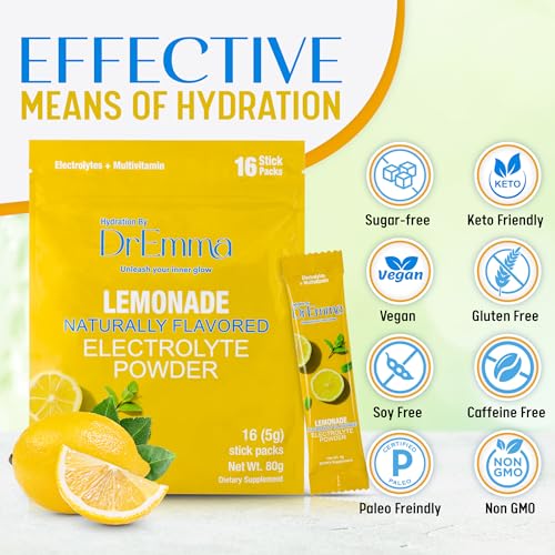 Snapklik.com : DrEmma - Electrolytes Powder - Hydration Packets, Energy ...