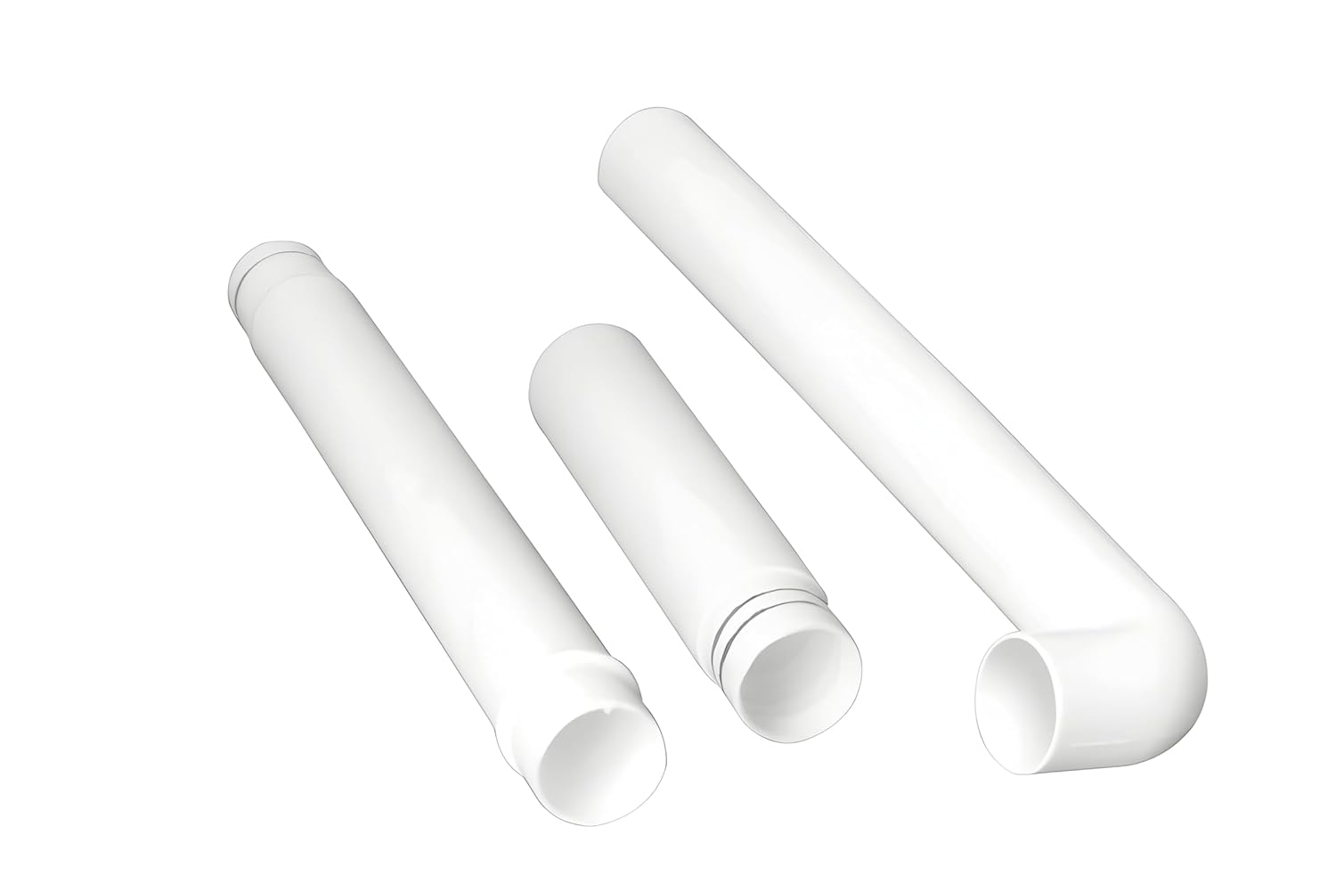 NEW WARE® PVC Long 3 Pc Bend Pipe for Flush Tank - Toilet Accessory for ...