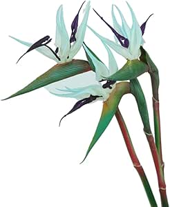 Amazon.com: HAOSHICS 3Pcs Artificial Heaven Bird Flowers,Fake Bird of ...