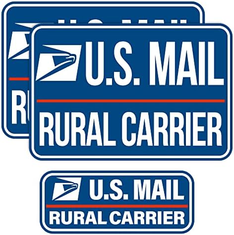 Amazon.com: U.S. Mail Delivery Magnetic Sign. Rural Delivery Carrier ...