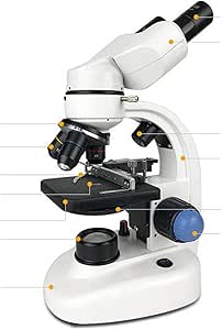 WRQxpgr Microscope 1000X Binocular Wide-angle Microscope HD High ...