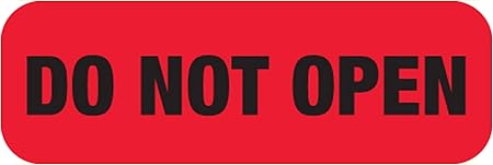 Amazon.com : Do Not Open Stickers, Doctor Stuff File Folder Chart ...