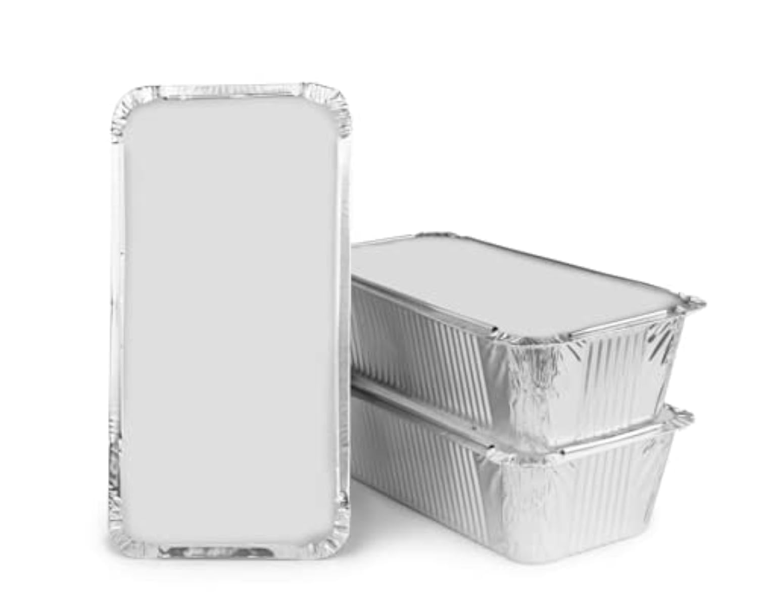 Aluminum Foil Food Storage Containers with Lids Pack of 50 - No6a ...