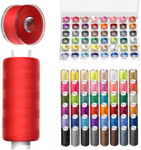 Amazon.com: 96Pcs Professional Sewing Thread Kit, 48 Colors 400 Yards ...