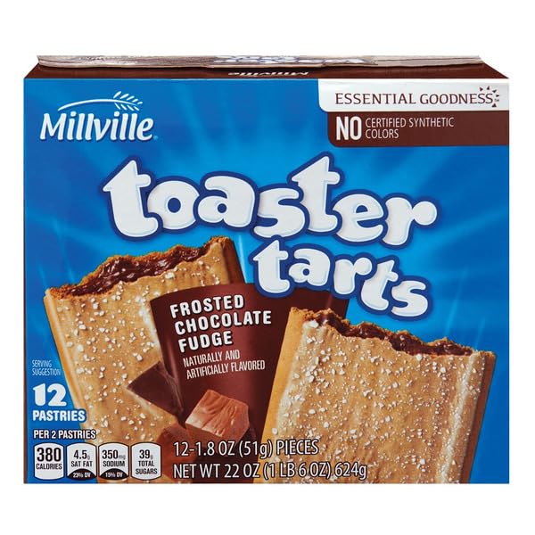 Amazon.com: Millville Toaster Tarts Frosted Chocolate Fudge Flavored ...