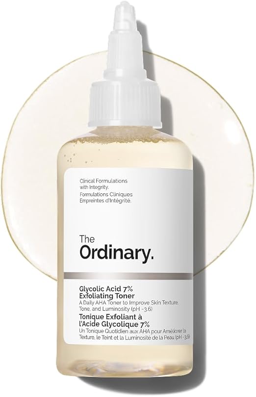 The Ordinary Glycolic Acid 7% Exfoliating Toner, Exfoliante con Ácido ...