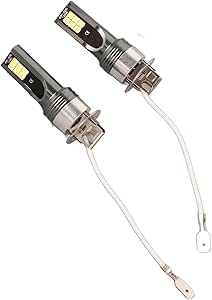 Yosoo Health Gear H3 LED Headlight Bulbs, 24W Super Bright 12LED Car ...