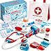 Amazon.com: Play-Act Kids Doctor Kit,16-Piece Pretend Play Medical Kit ...