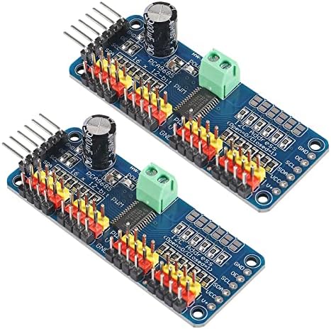 Amazon.com: D-FLIFE 2pcs PCA9685 16 Channel 12 bit PWM Servo Motor ...