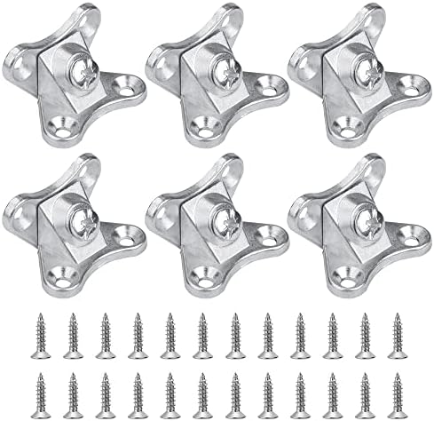 6 Pcs Removable Corner Brace Bracket Zinc Alloy Butterfly Shape Corner ...