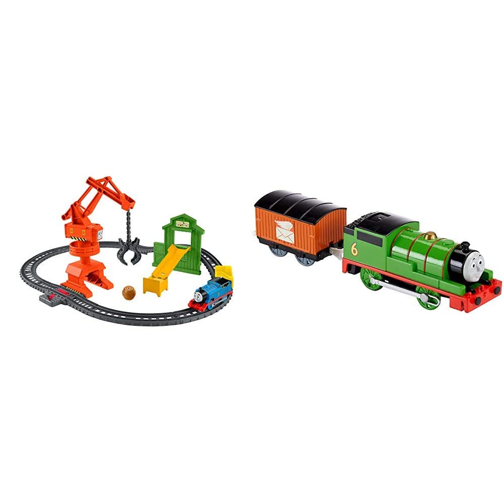 Buy Fisher-Price Thomas & Friends Cassia Crane & Cargo Train Set, GHK83 ...