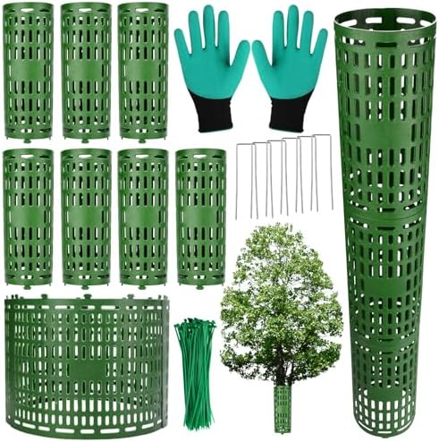 Amazon.com : HOUSEASSIST 12 Pcs Tree Trunk Protector 2 Size Spiral Tree ...
