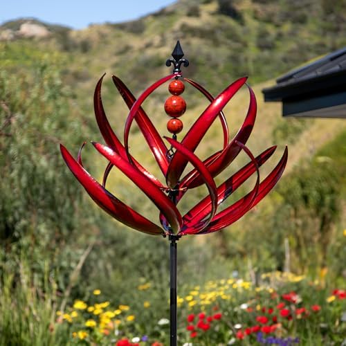 Amazon.com: Aura Life Modern Zen Garden Spinner Kinetic Wind Sculpture ...