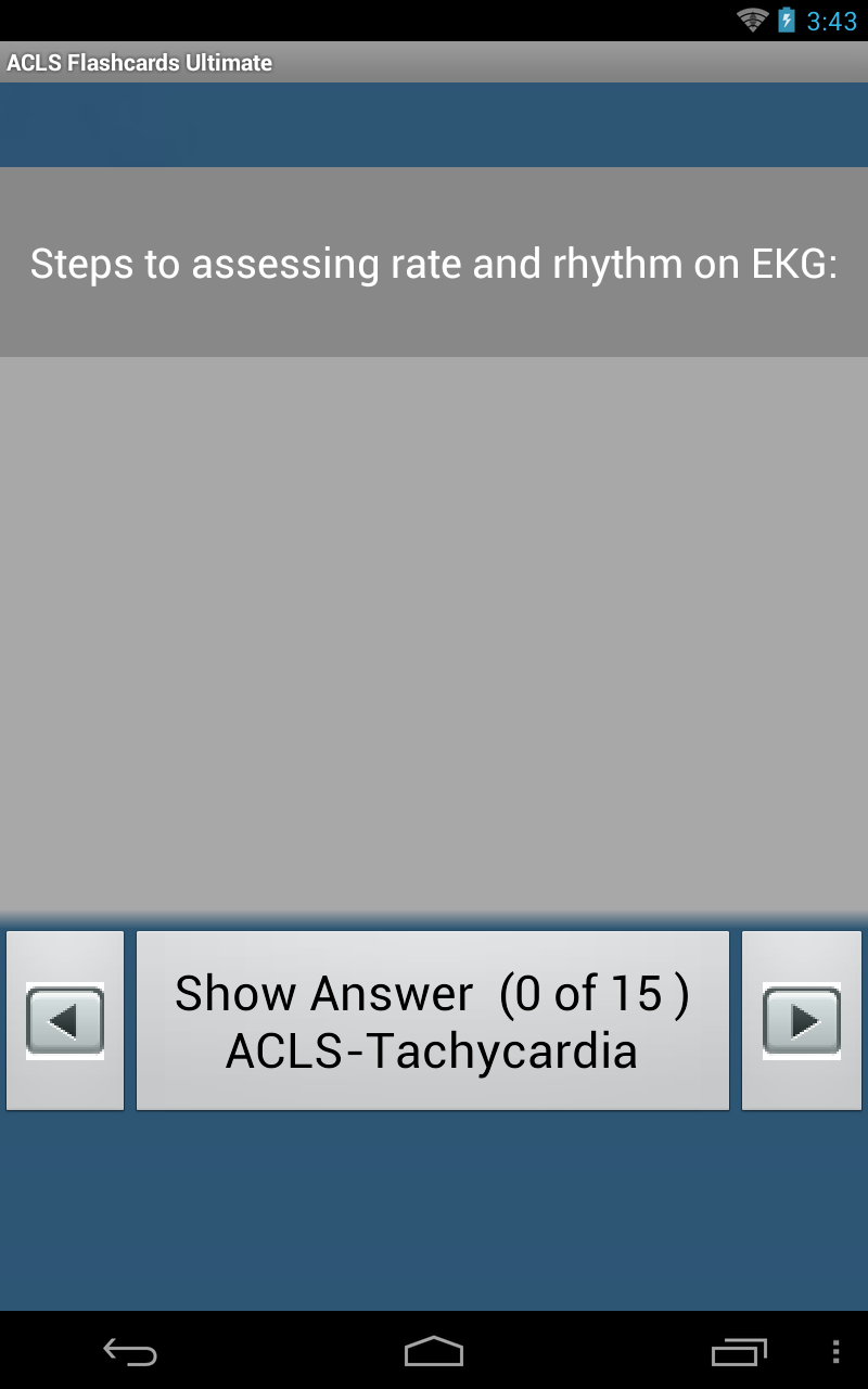 ACLS Flashcards Ultimate - App on Amazon Appstore