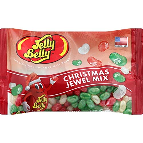 Amazon.com : Jelly Belly Christmas Jewel Mix 7.5 Ounce Holiday Jelly ...