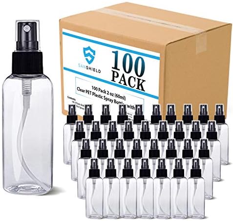 Amazon.com: TOPZEA 30 Pack Black Empty Spray Bottles, 4oz Plastic Fine ...