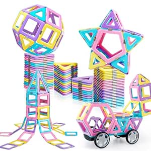 Magblock Magnetic Blocks Magnetic Building Blocks Tiles Stems Magnetic Creative Learning Toy for ...