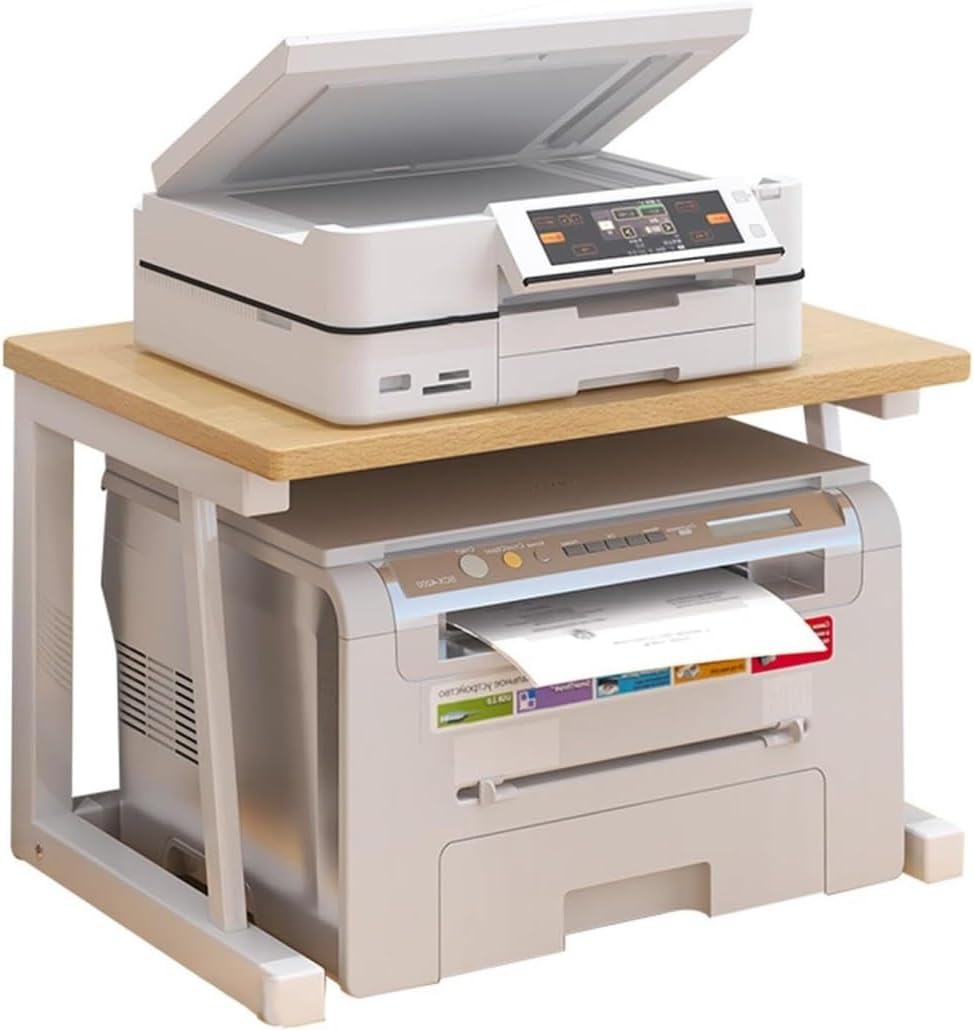 Amazon.com: Printer Stand Printer Desk Printer Table Desktop Wooden ...