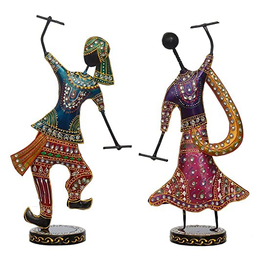 Buy iron Handcrafted Gujarati Couple Garba Dancing/ looks great on ...