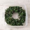 Amazon.com - IRIS Holiday Wreath Box with Buckle-Up Lid, 1 Pack, Red ...
